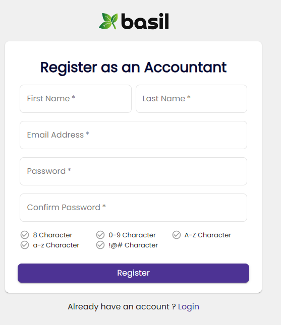Basil: Account Owner Setup