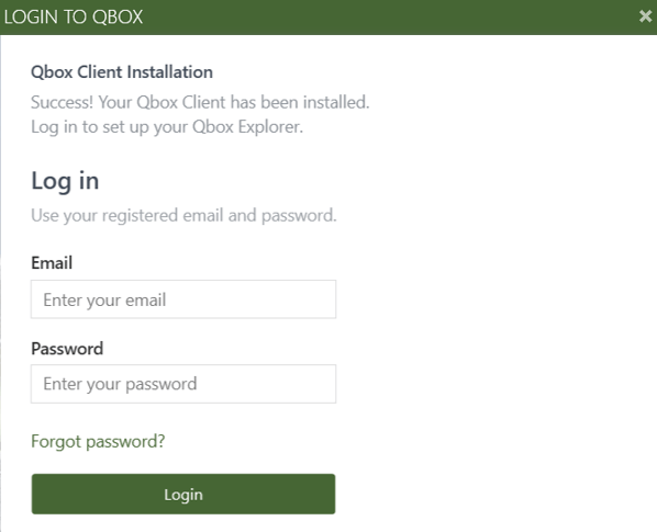 Qbox: Shared User Setup