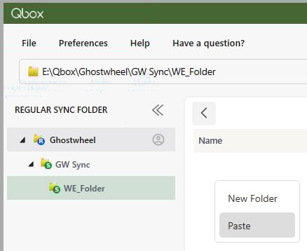 Copy QuickBooks Files into Qbox