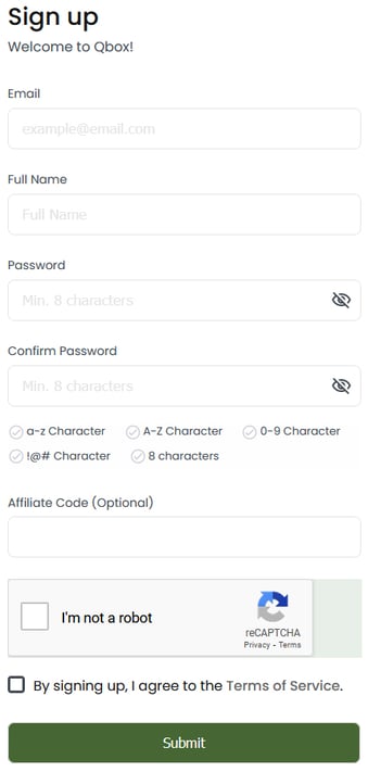 Qbox: Shared User Setup