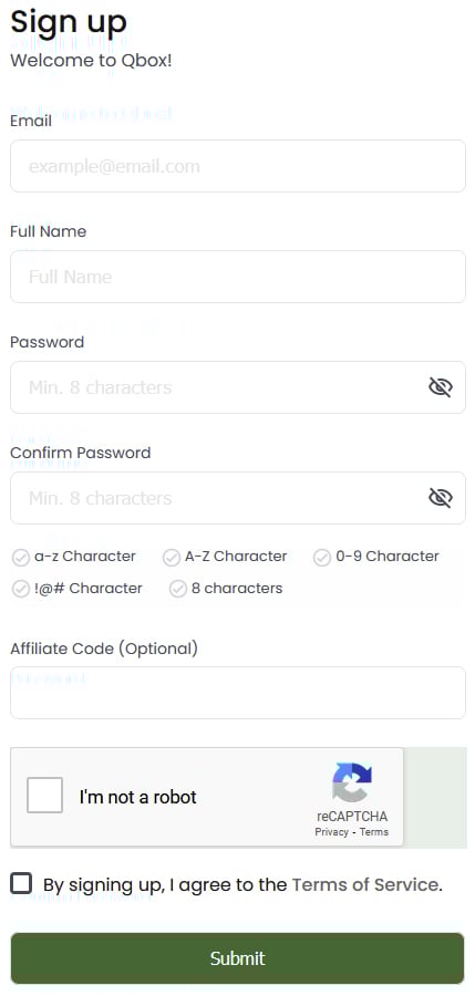 Qbox: Shared User Setup
