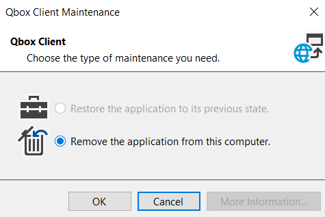 Reinstalling Qbox