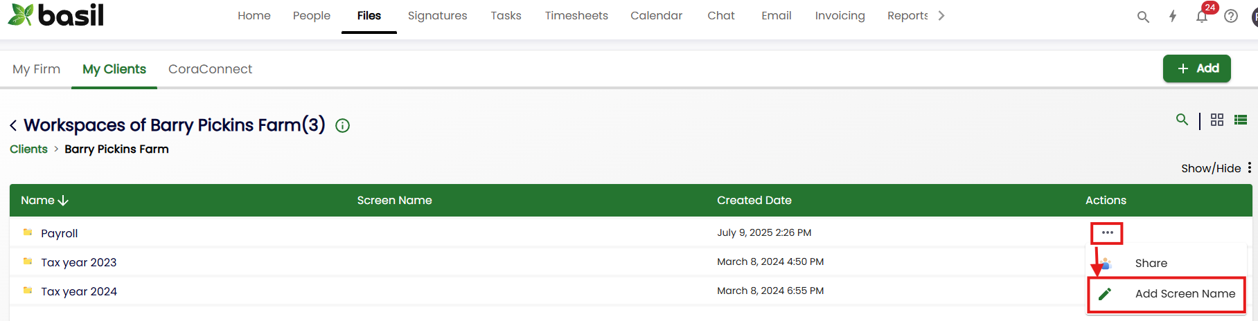 Basil: Root Workspaces